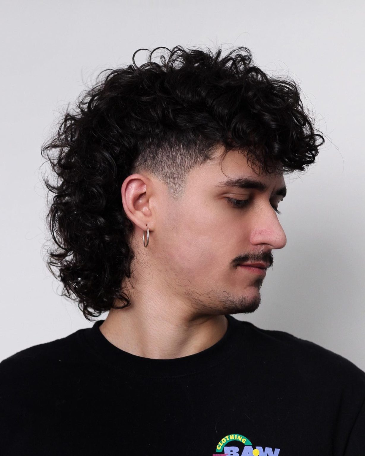 Mullet Mit Locken Manner