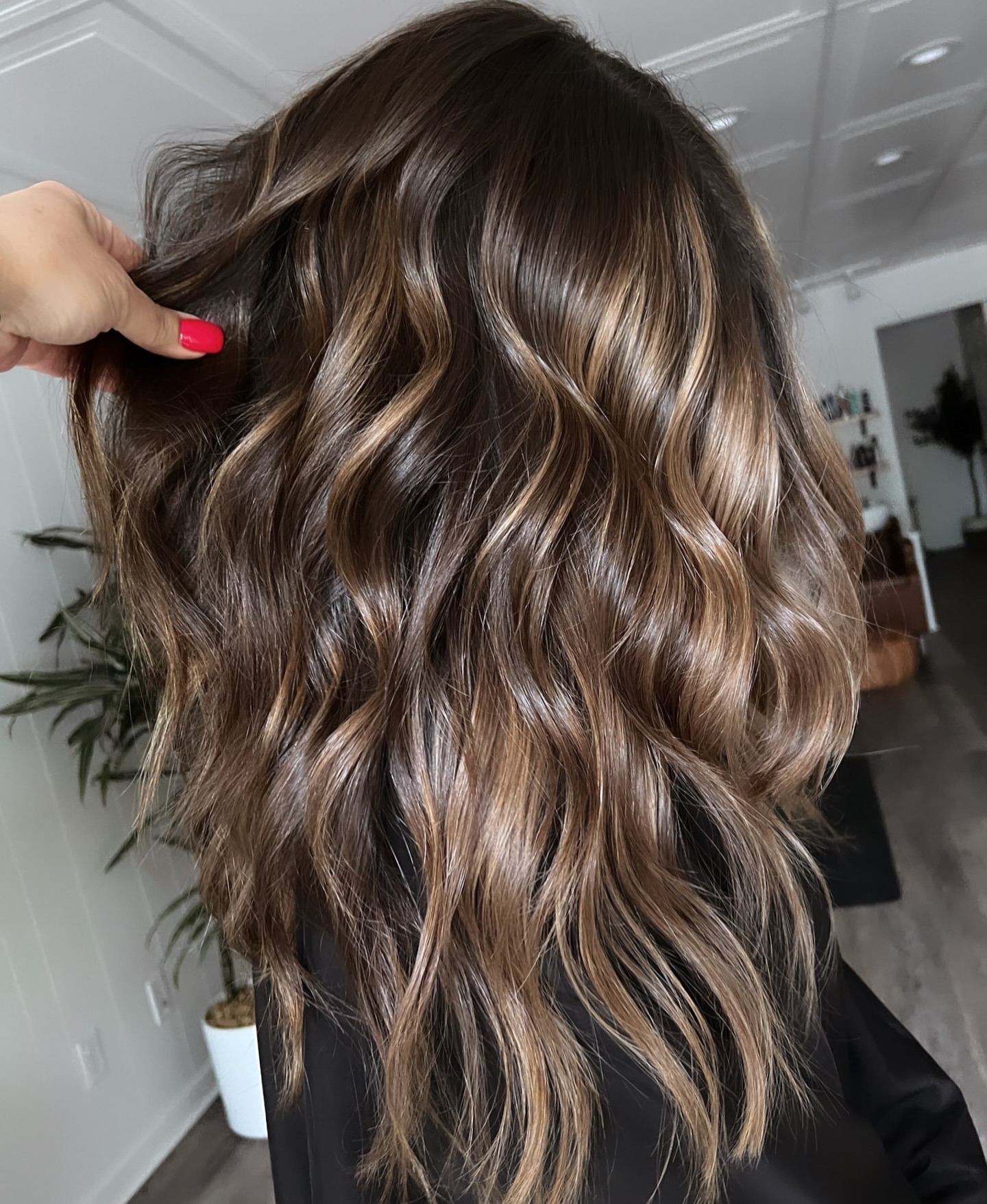Braune Haare Blonde Spitzen