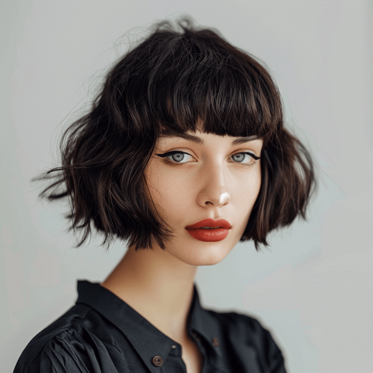 30 Bob mit Pony Frisuren, die Ihr Gesicht perfekt umrahmen