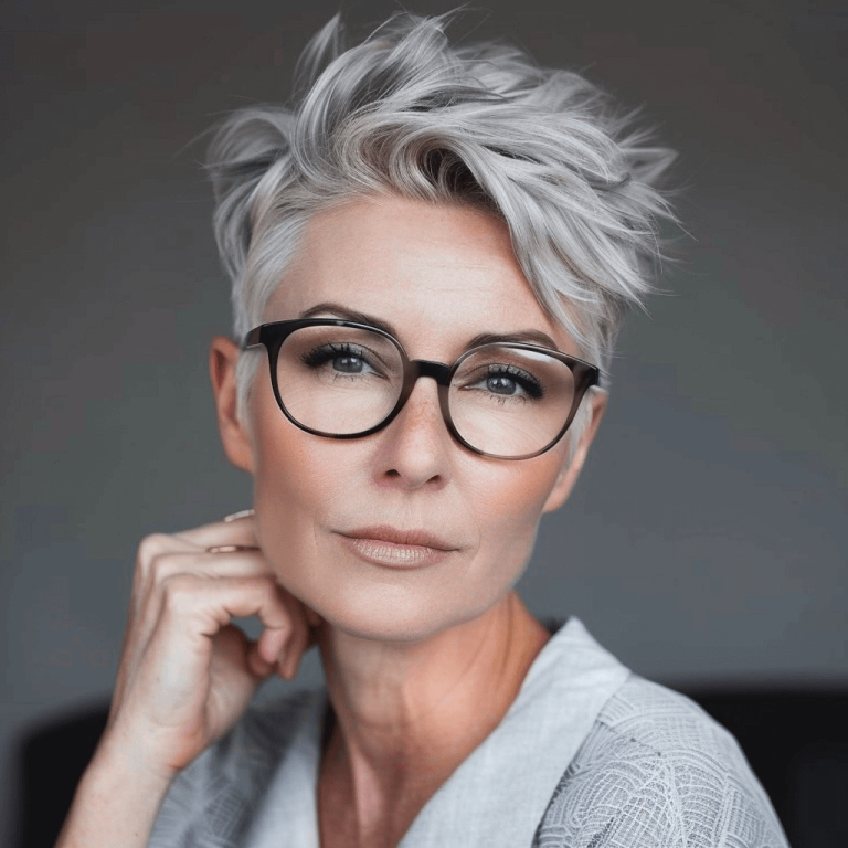 30 Stilvolle halblange Frisuren für die moderne Frau ab 60