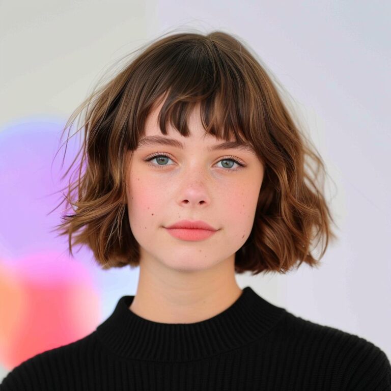 Freche und Gestufte Halblange Frisuren, die Jünger Machen